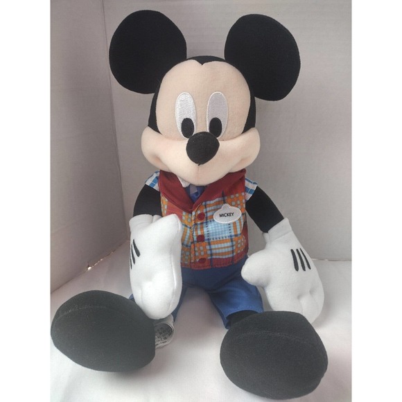 Disney | Toys | Disney Parks Mickey Mouse Cast Member Tour Guide Plush ...